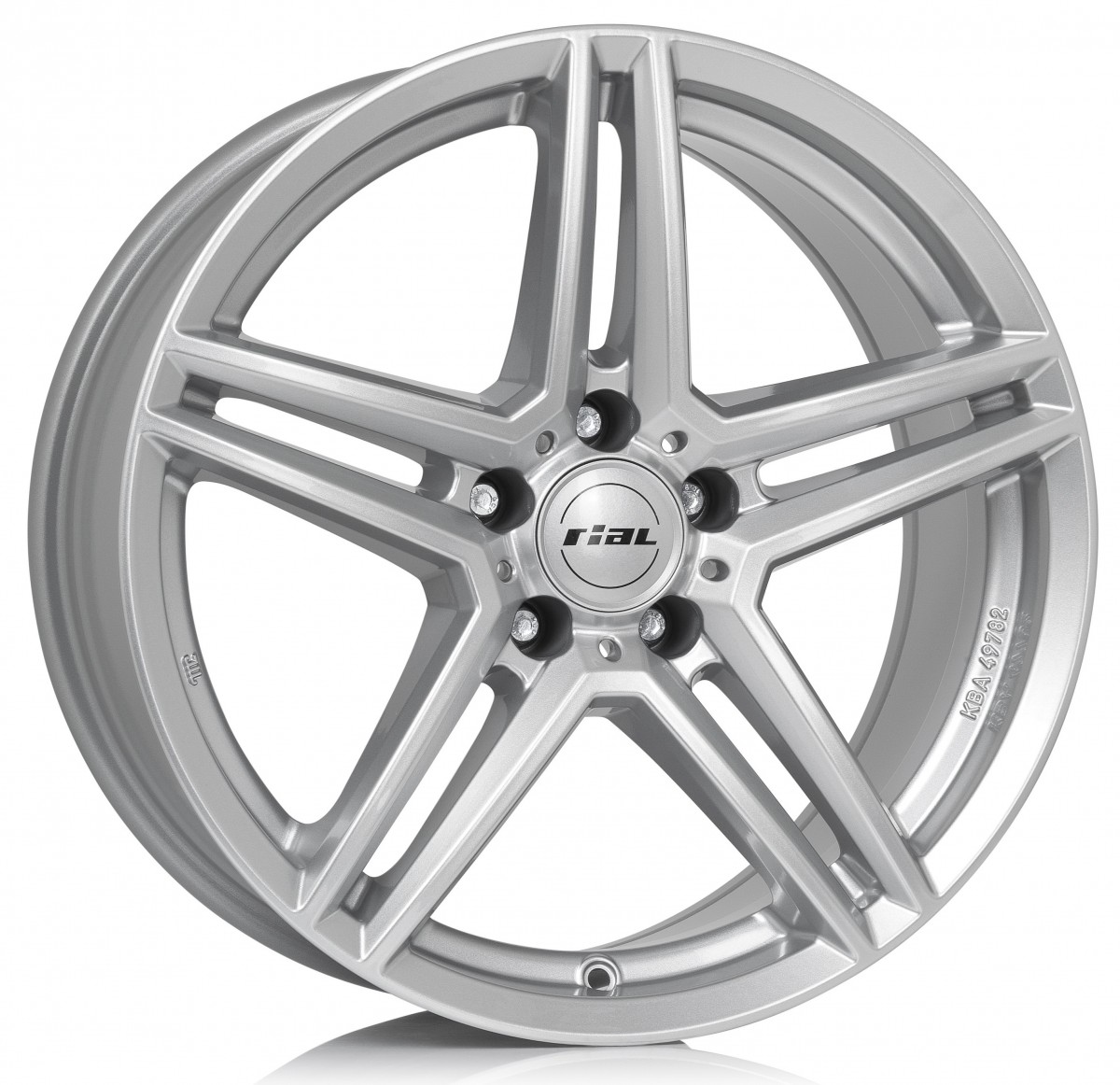 Rial M10 polar-silber 8x17 ET48 - LK5/112 ML66.5 | Felge - Alu - RSU.de