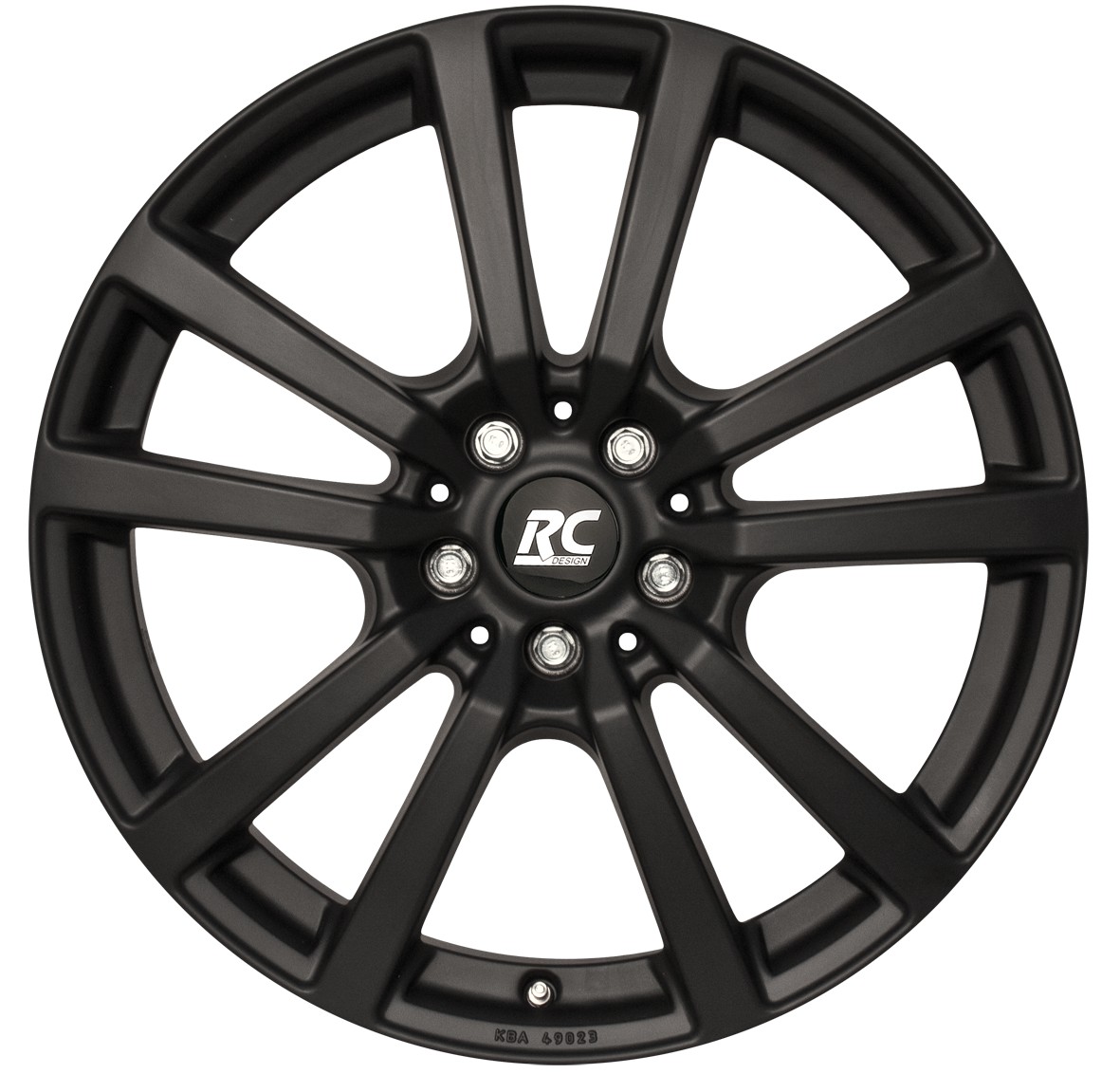 RC-Design RC25 schwarz-matt lackiert 7.5x17 ET40 - LK5/127 ML71.5 ...