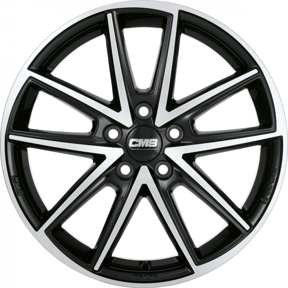 CMS C30 diamond black 7x17 ET42 - LK5/108 ML65.1 | Felge - Alu - RSU.de