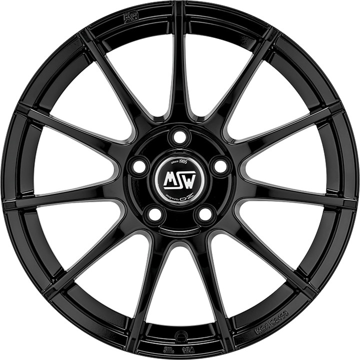 MSW 85 gloss black 7x17 ET32 - LK4/108 ML65.06 | Felge - Alu - RSU.de