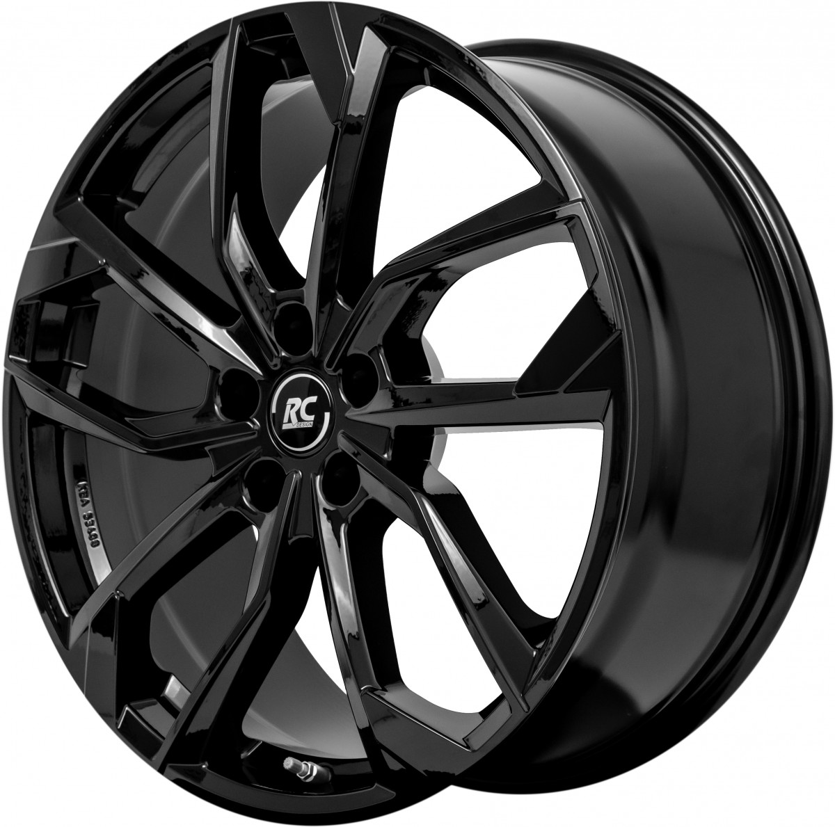RC-Design RC34 schwarz lackiert 7.5x18 ET51 - LK5/112 ML66.55 | Felge ...