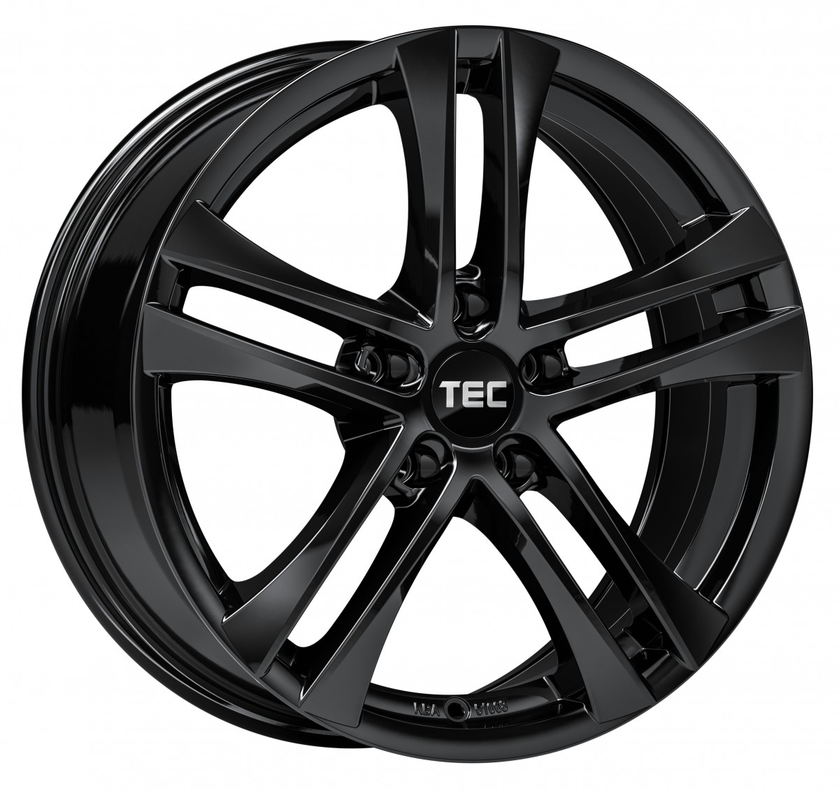TEC Speedwheels AS4 black glossy 8.5x20 ET45 - LK5/108 ML63.4 | Felge ...