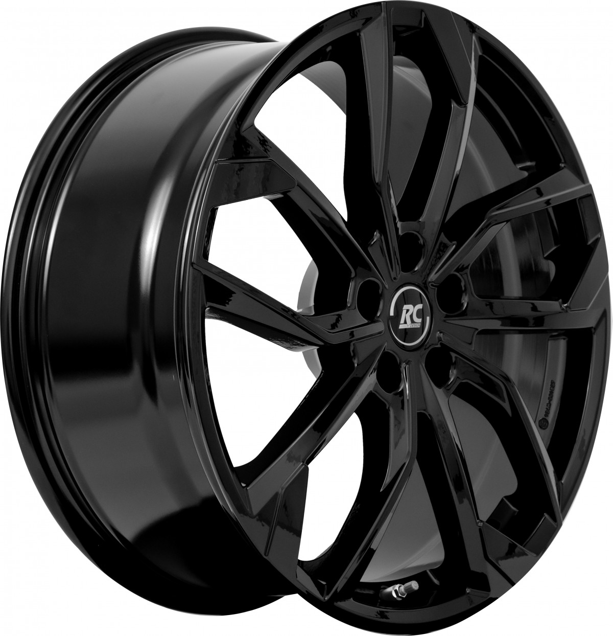 RC-Design RC34 schwarz lackiert 7.5x18 ET51 - LK5/112 ML66.55 | Felge ...