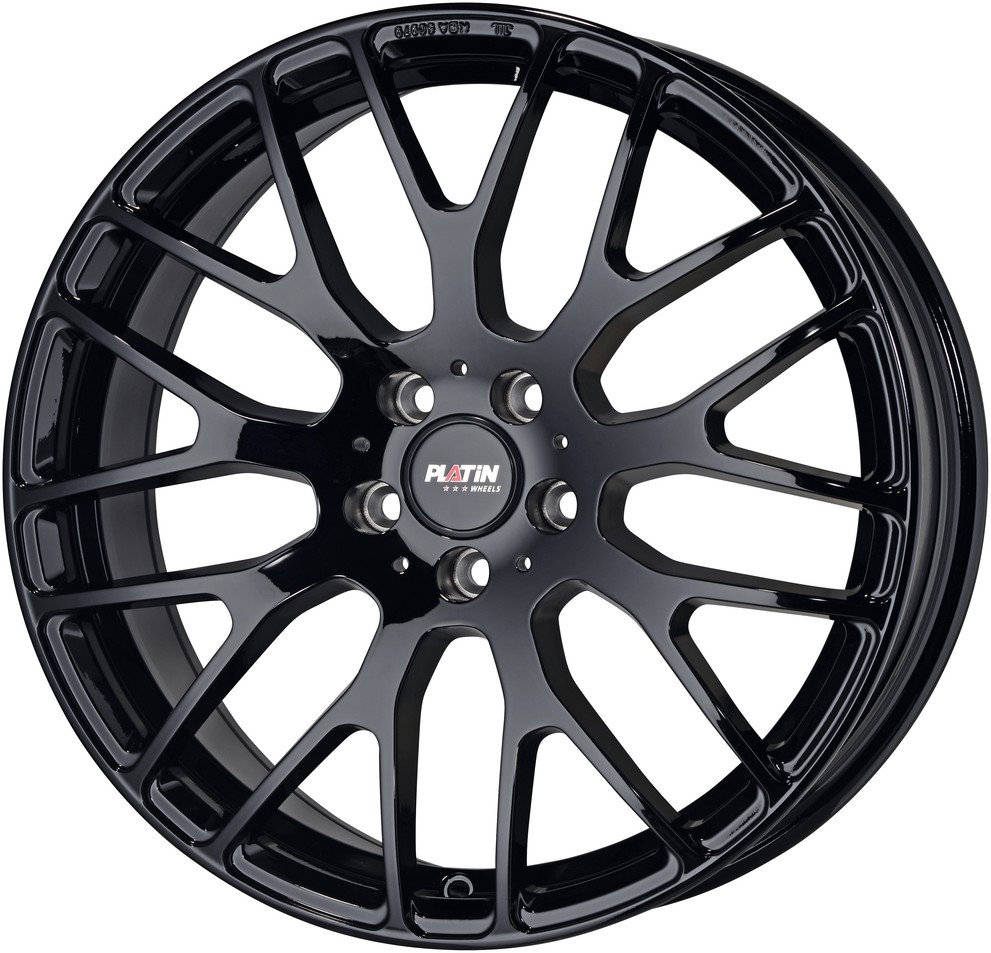 Platin P70 black shiny 7.5x18 ET25 - LK5/112 ML66.5 | Felge - Alu - RSU.de