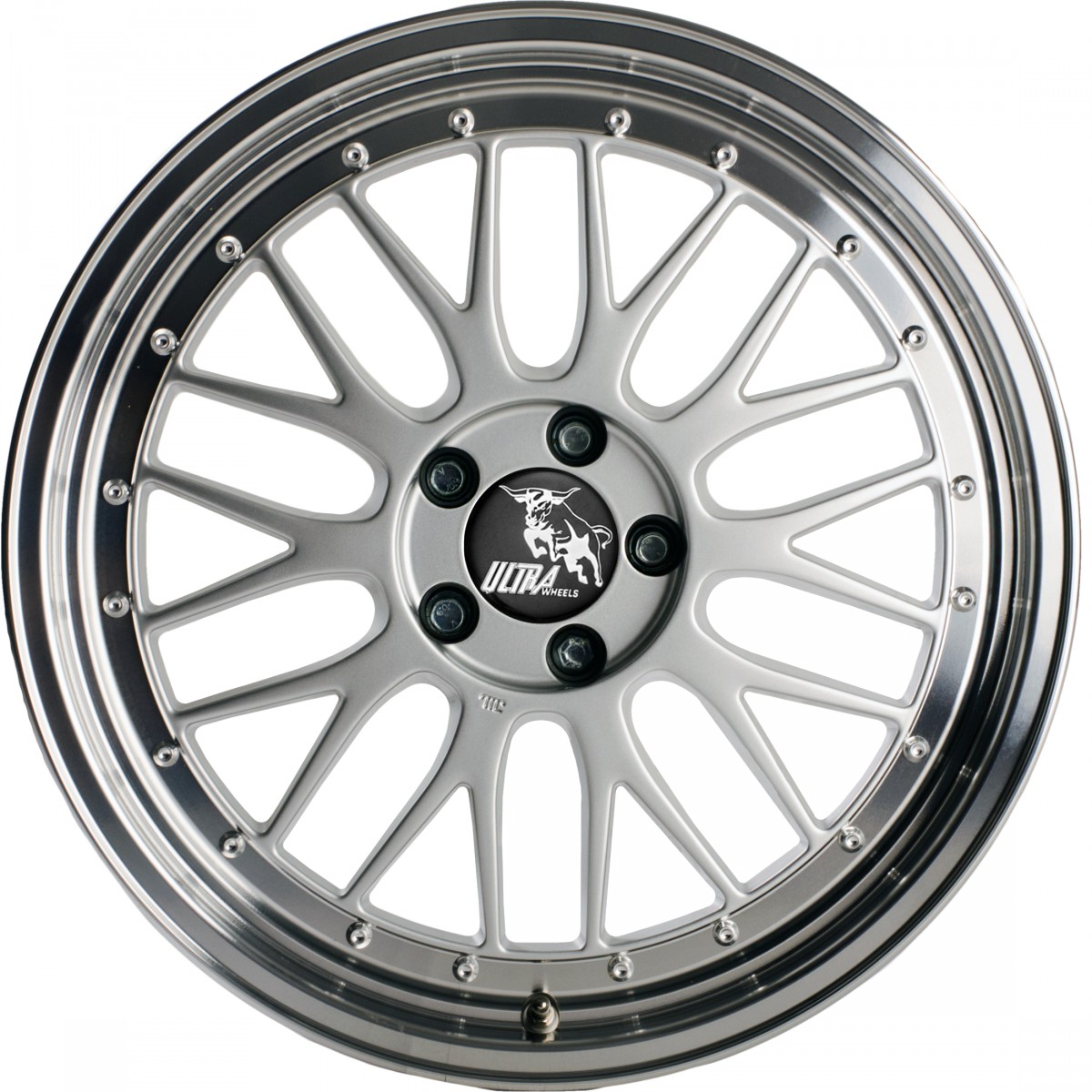Ultra Wheels Ua3 Lm Silver Lip Polished 8 5x20 Et35 Lk5 120 Ml72 6